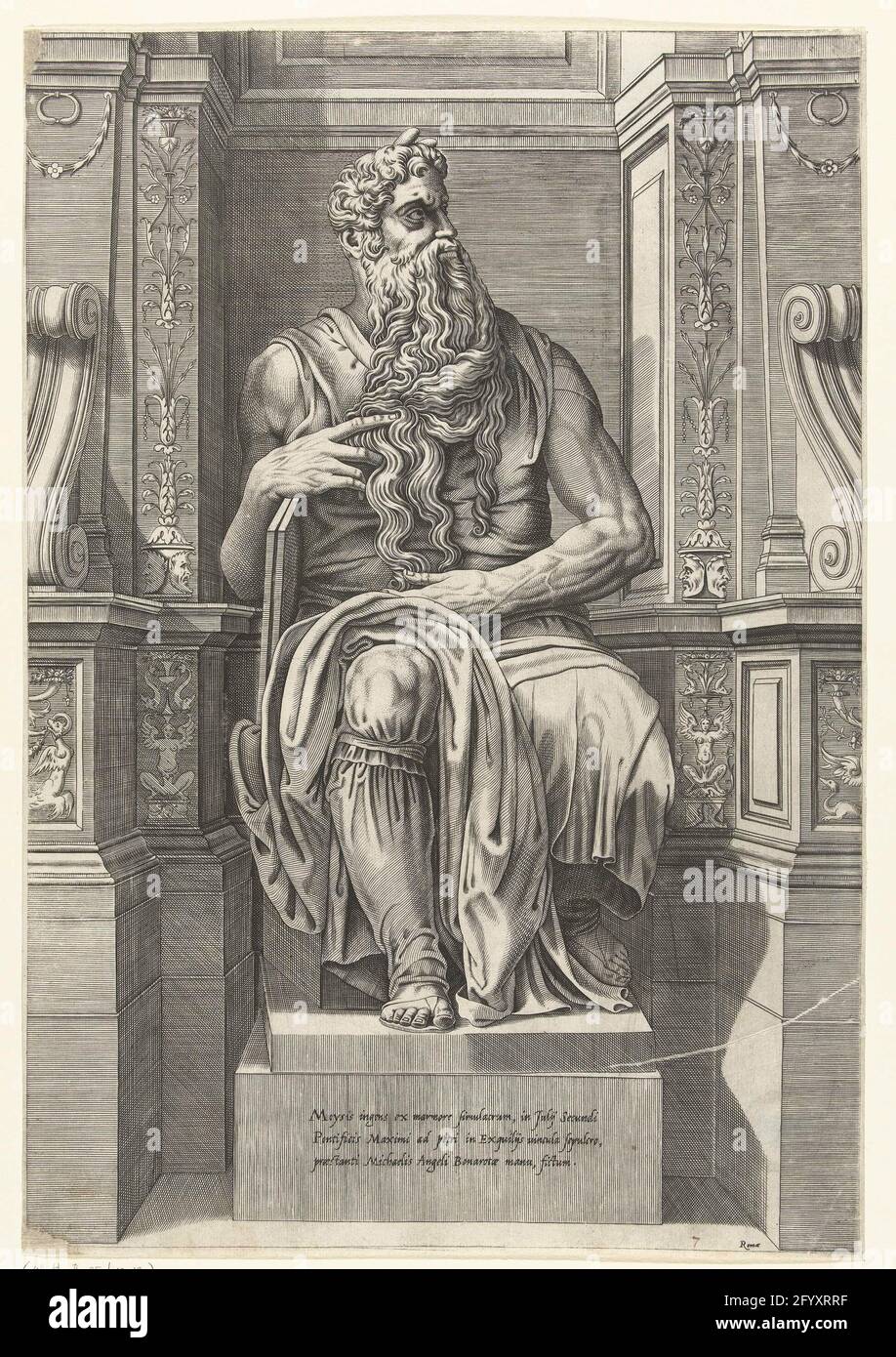 Moses. Image of the image of Moses sitting with the wet tables. The ...