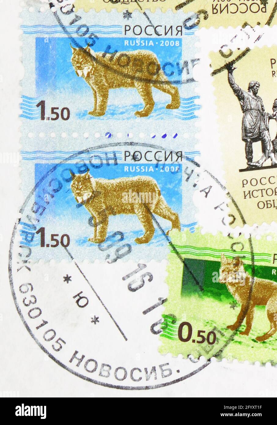 MOSCOW, RUSSIA - FEBRUARY 25, 2020: Postage stamp printed in Russia ...