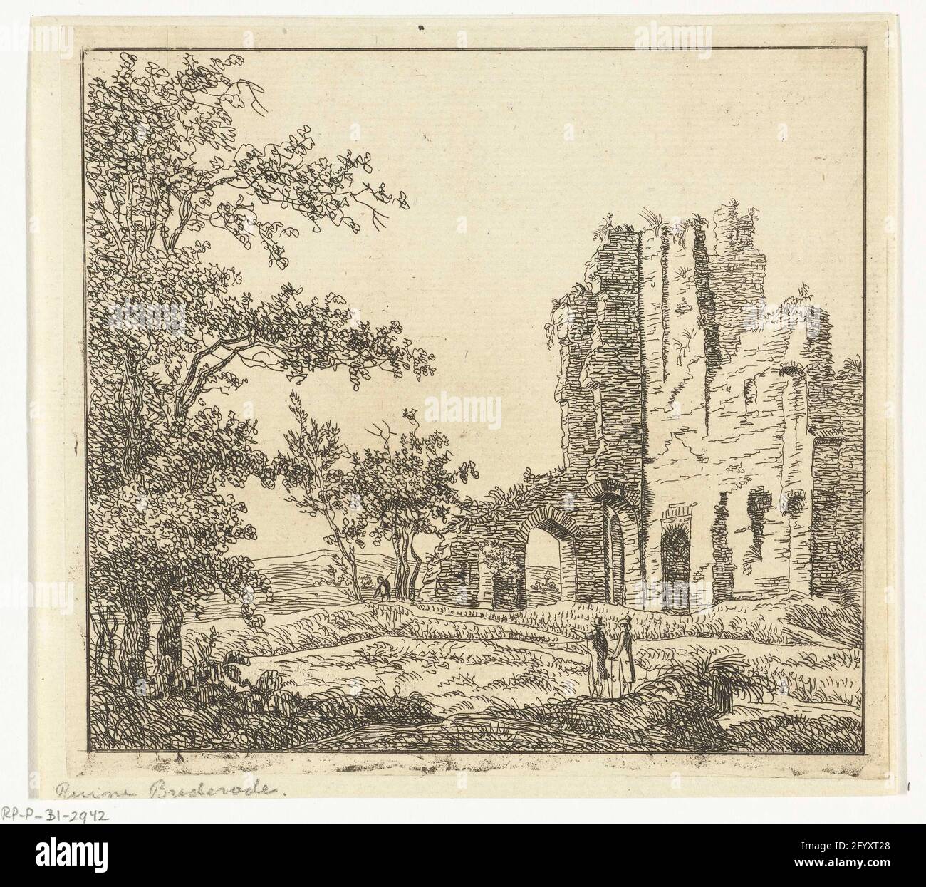 Ruin of Brederode Stock Photo - Alamy