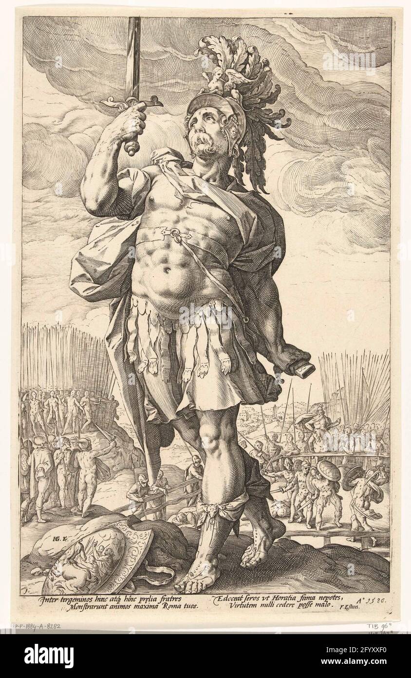 Publius Horatius; The Roman heroes Stock Photo - Alamy