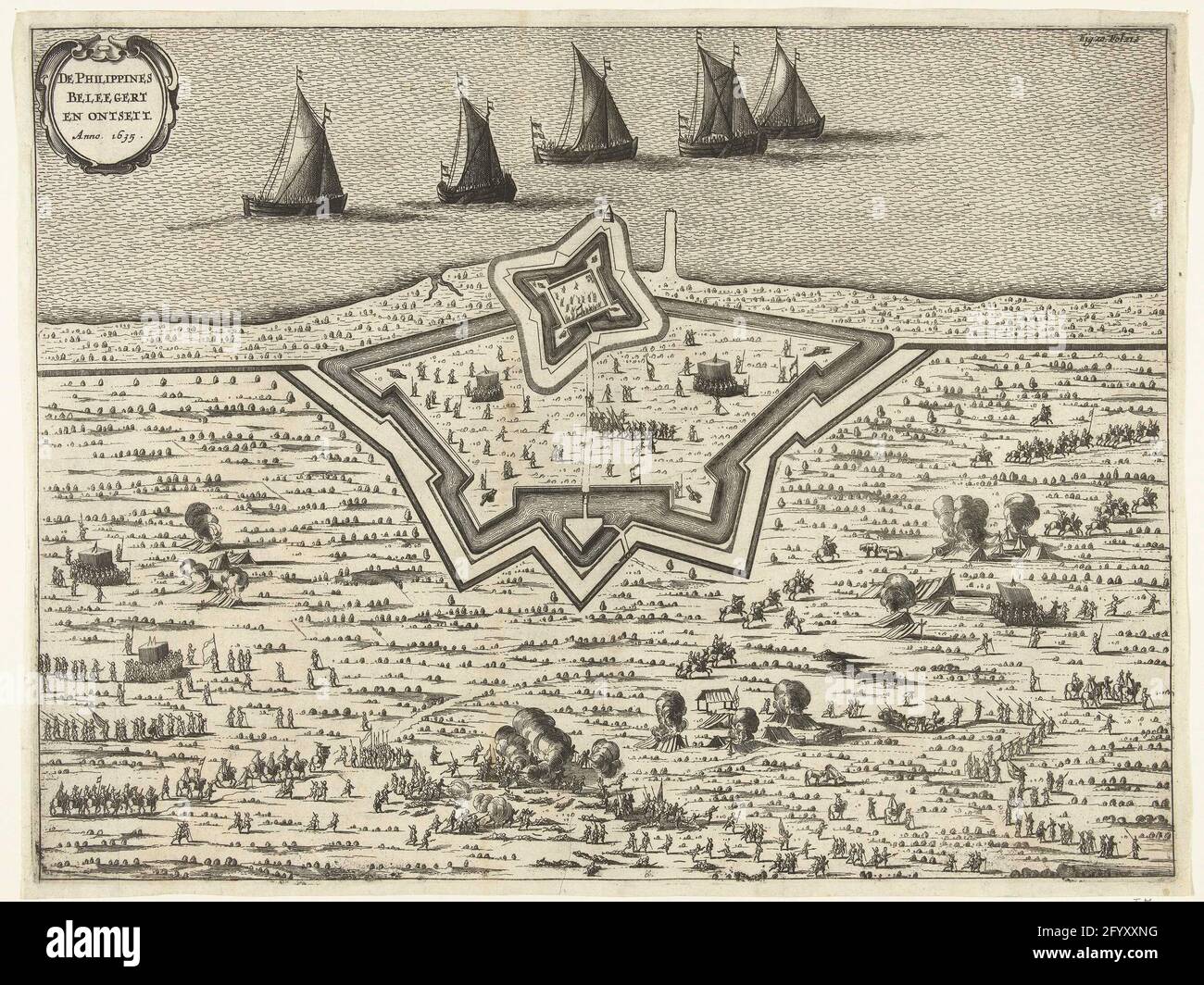 Siege and relieved of the Fort Philippines, 1635; The Philippines are ...