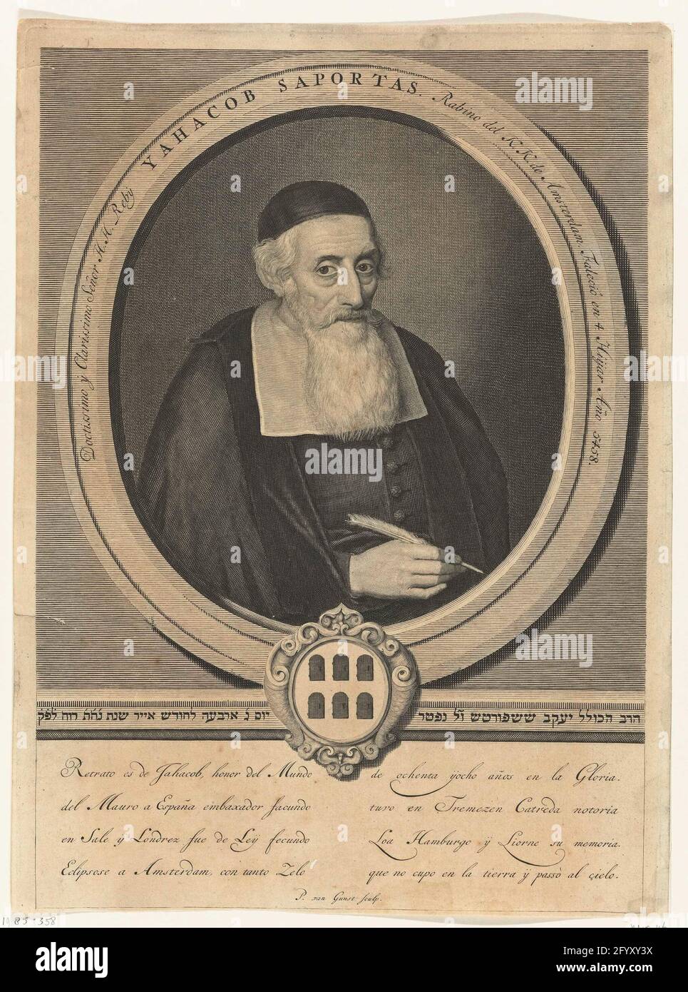 Rabbi jacob sasportas hi-res stock photography and images - Alamy