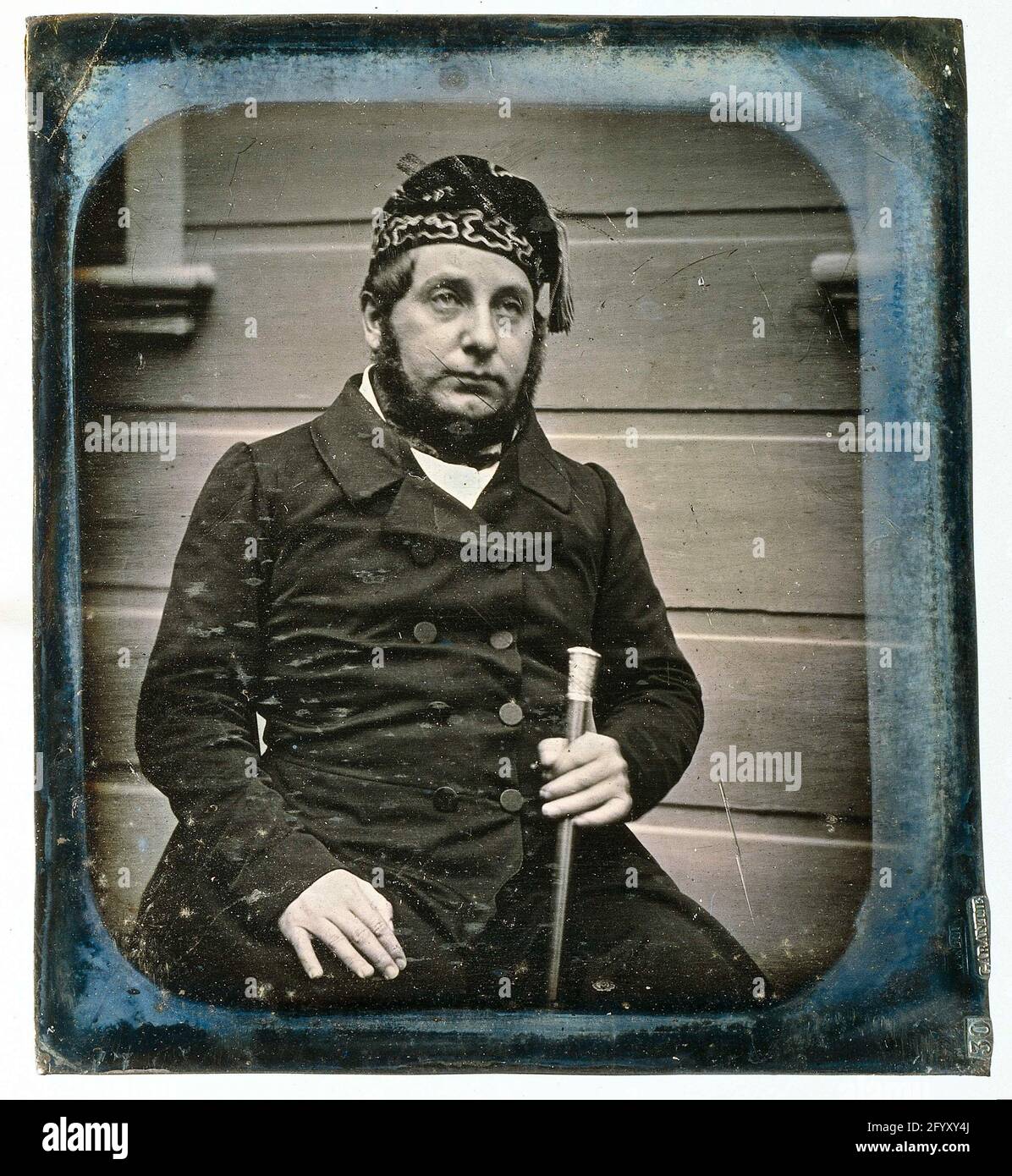 Portrait of Oppenheim, a brother-in-law of the photographer Stock Photo ...