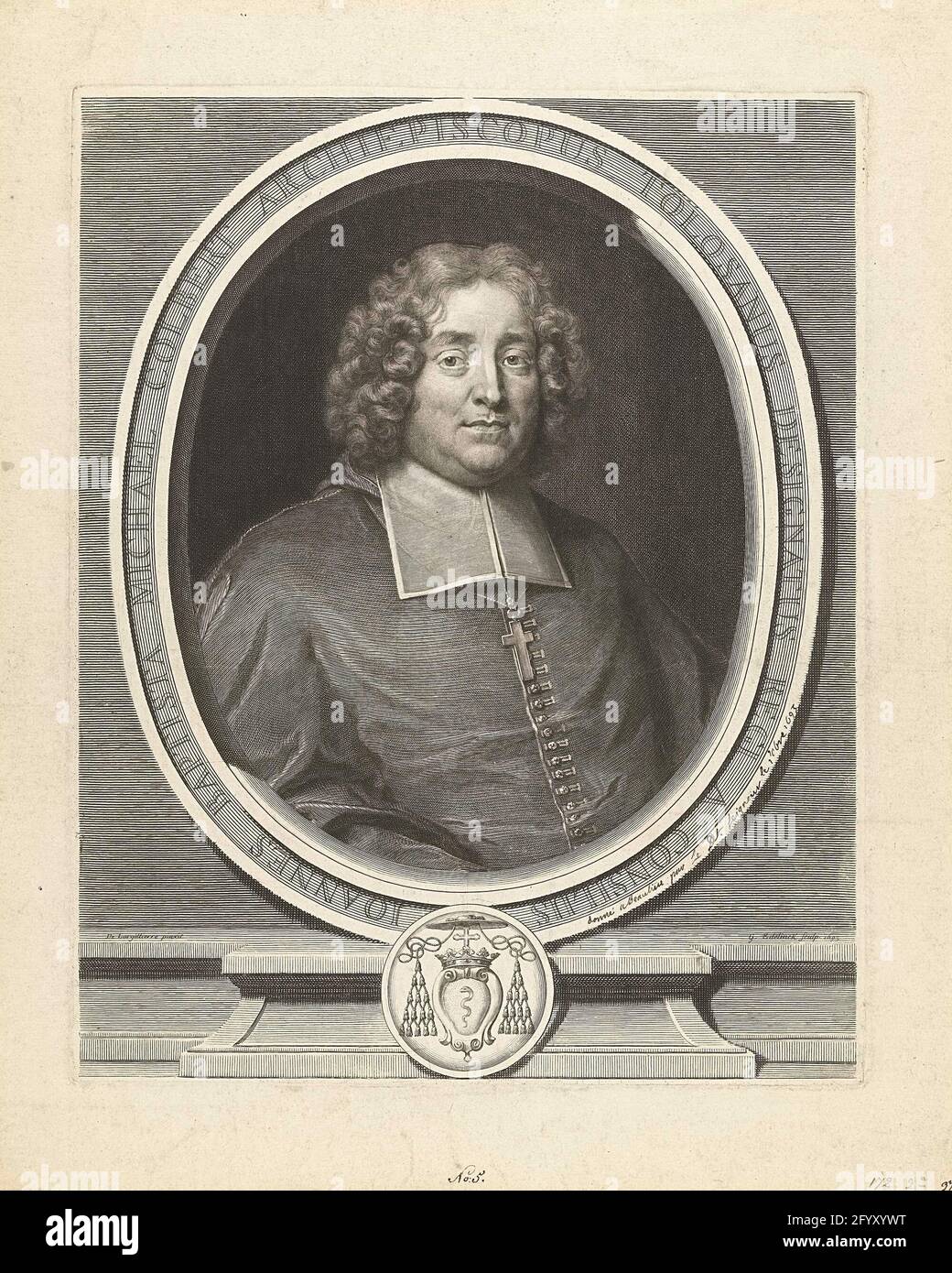 Portrait of Jean-Baptiste Michel Colbert; Ioannes Baptista Michael ...