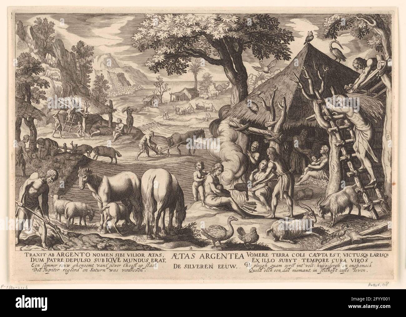 The silver era; Aetas Argentea / De Silveren Century; The four world ...