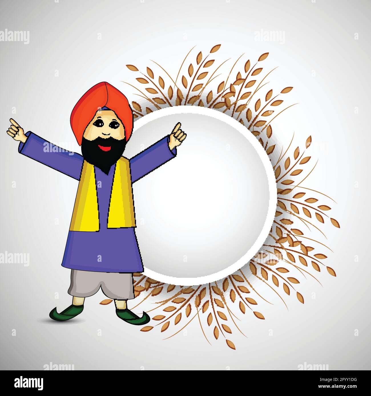 Happy lohri holiday background Stock Vector Images - Alamy