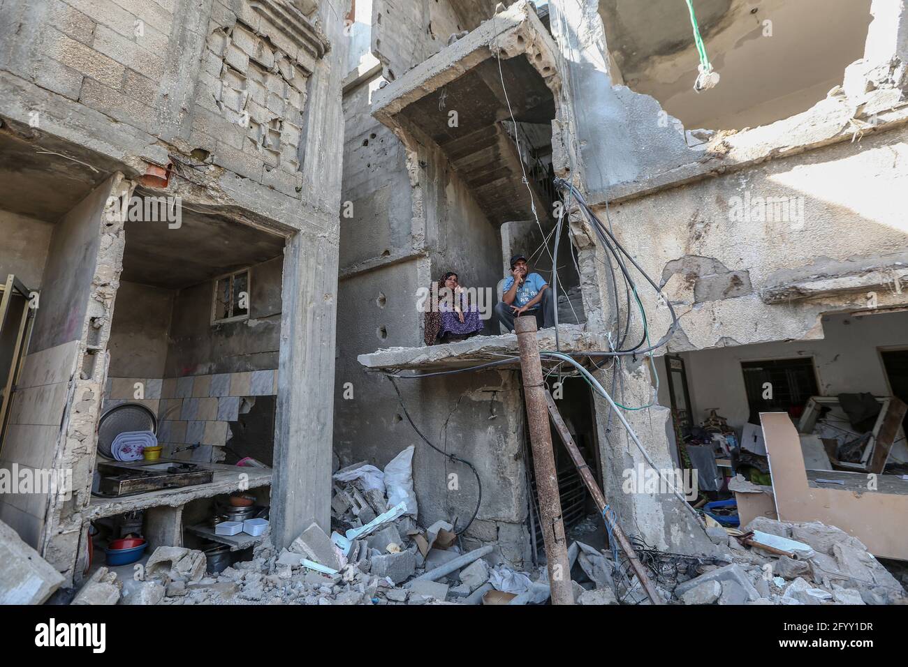Many people and families lost their homes to the destruction by Israeli ...