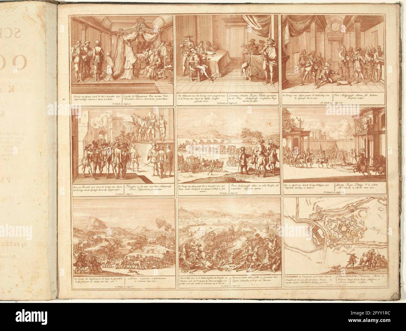 Theater of the war (magazine I), 1700-1701; Schouwburg van den War ...