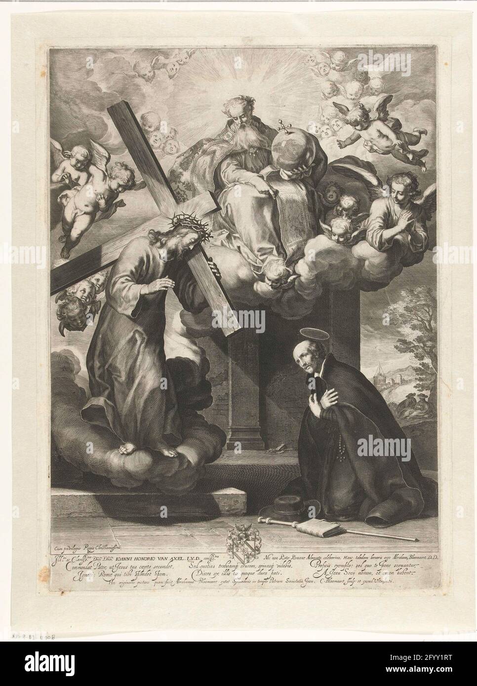 The vision of the Saint Ignatius of Loyola. Ignatius of Loyola The ...