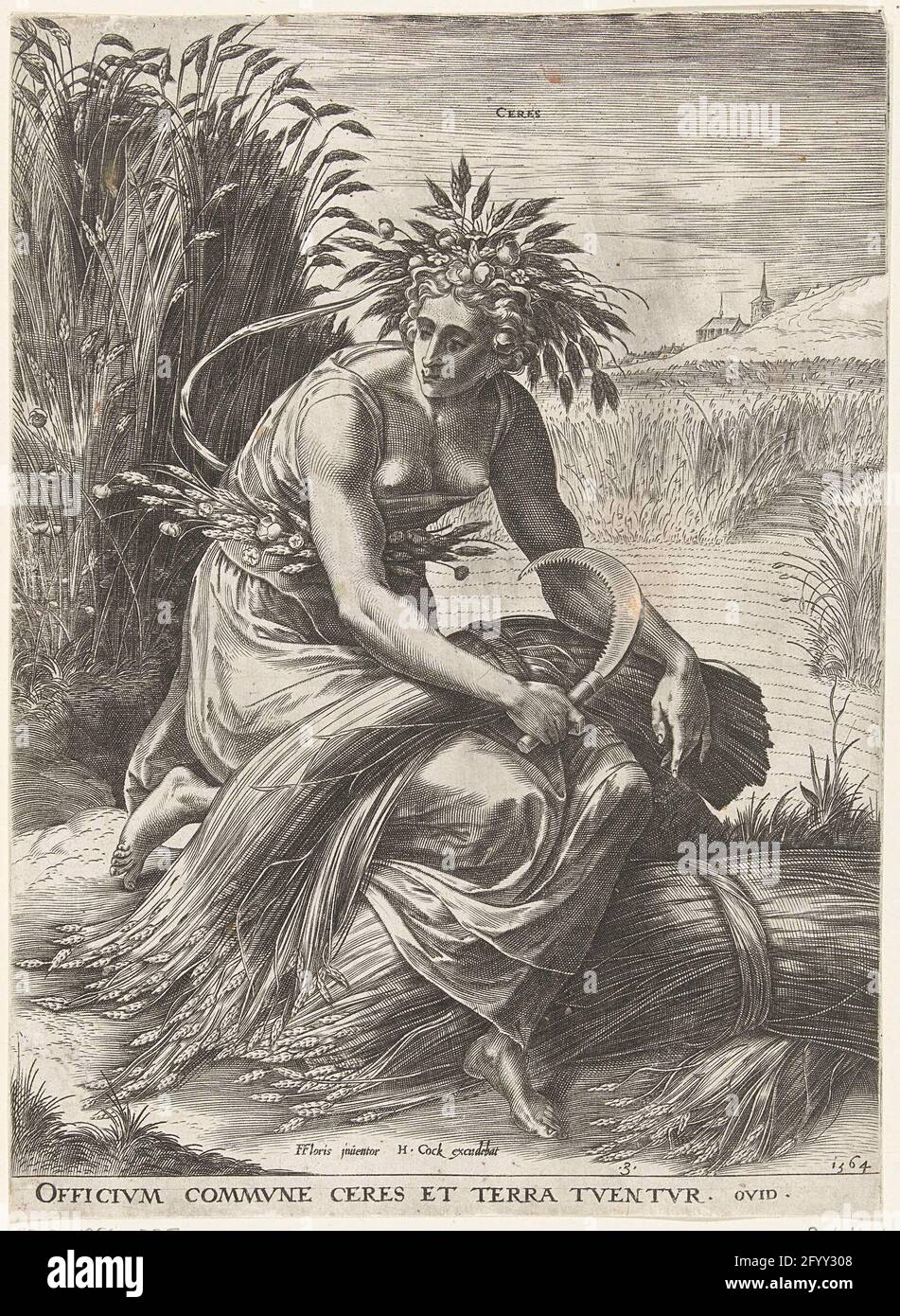 Ceres; Goddesses and Nymphs. Ceres the goddess of arable farming at ...