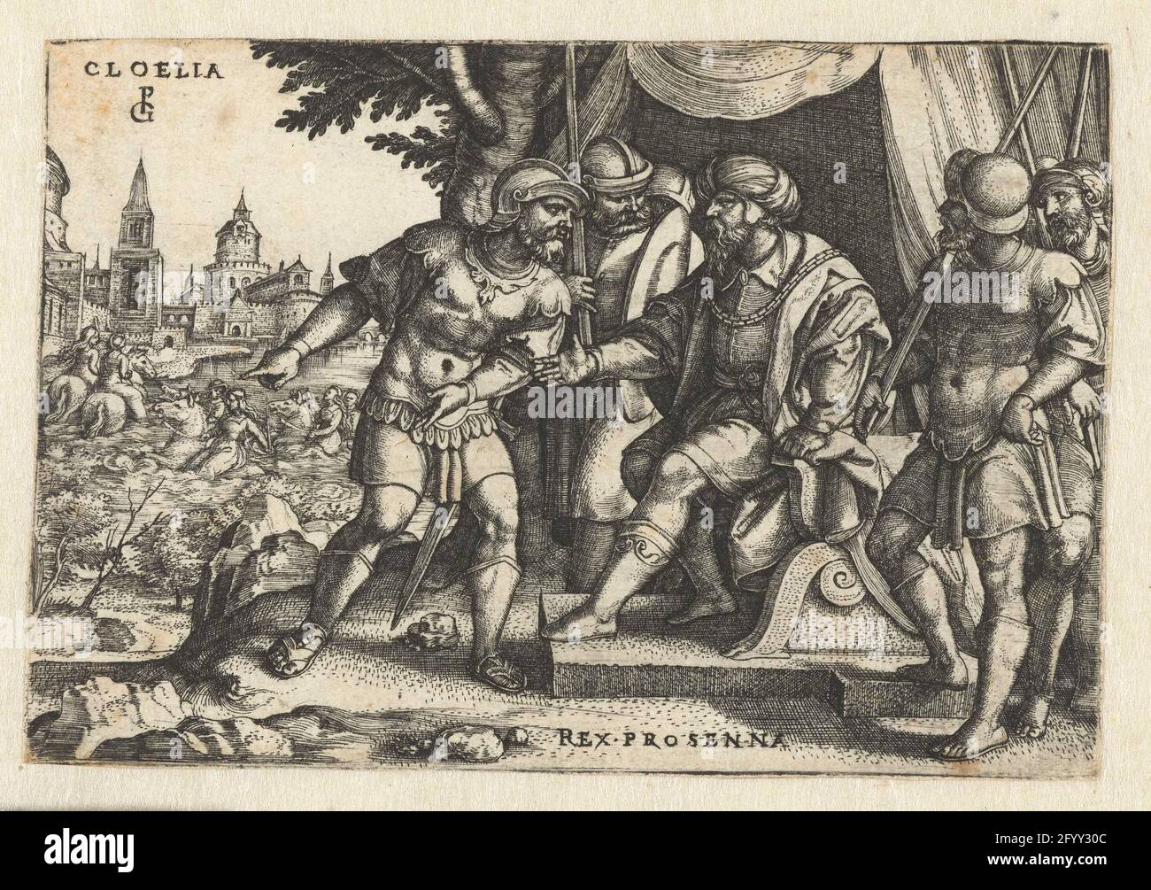 Porsenna belongs that Clolelia has escaped; Rex prosenna cloelia ...