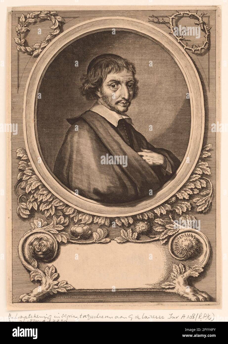 Portrait of Jean de Labadie. Portrait of Jean Labadie, Founder of ...