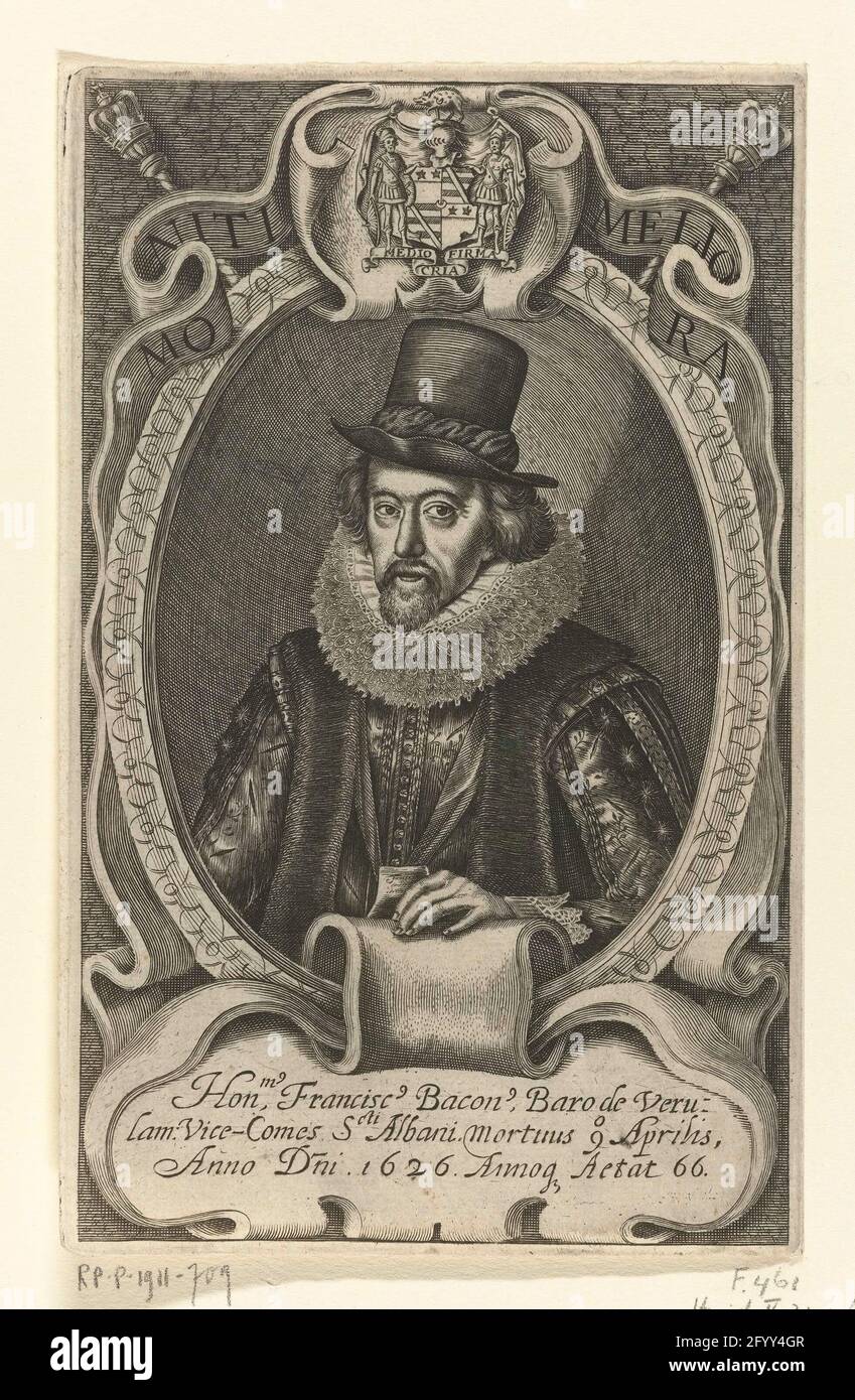 Portrait of scientist Francis bacon. Portrait of Sir Francis Bacon ...