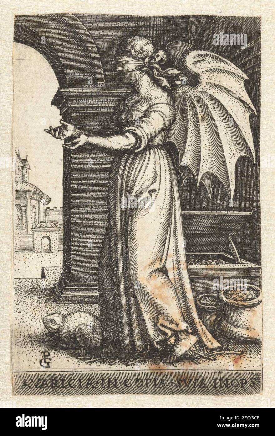 Violence (avaritia); Avaricia in Copia SVM Inops; Seven deadly sins ...