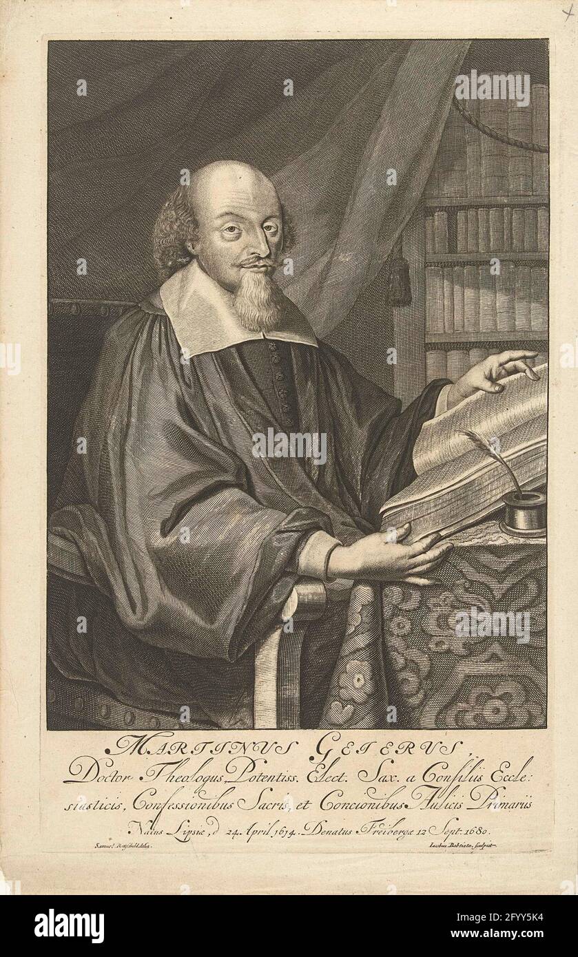 Portrait of Martin Geier. Portrait of Martin Geier, under the portrait ...