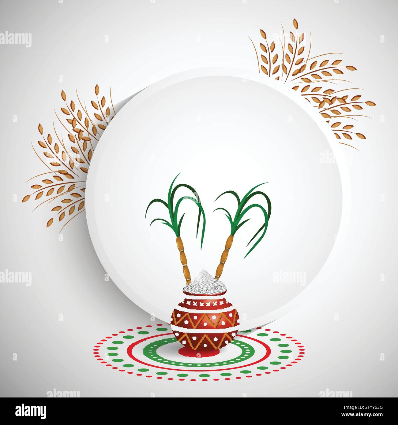 Pongal background Stock Vector Images - Alamy