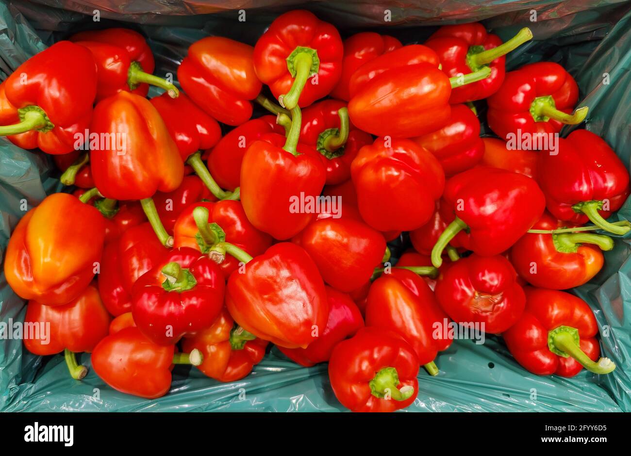 Red peppers on display hi-res stock photography and images - Alamy