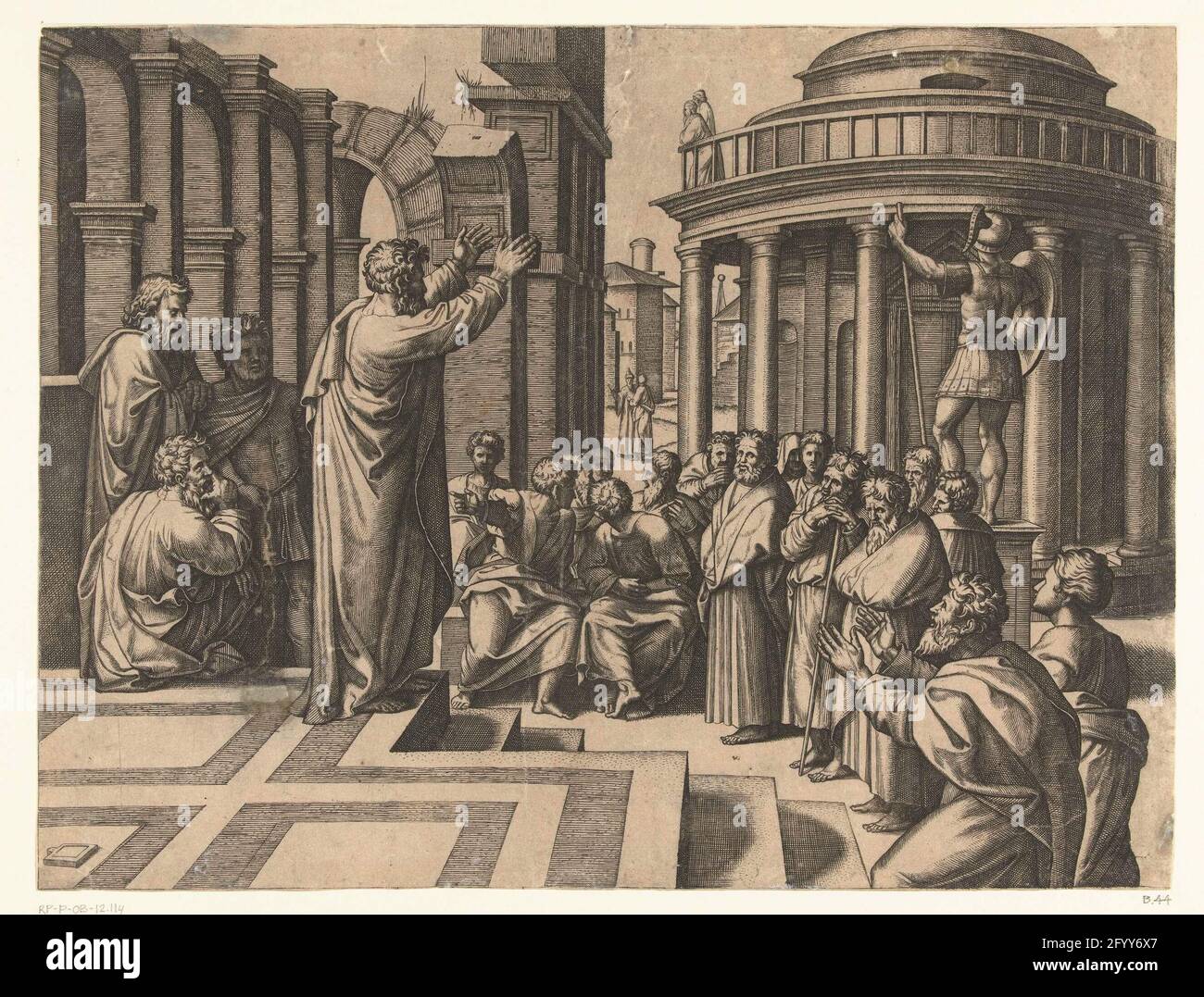 Paul preaches in Athens. Paul preaches in Athens for the Areopagus, the ...