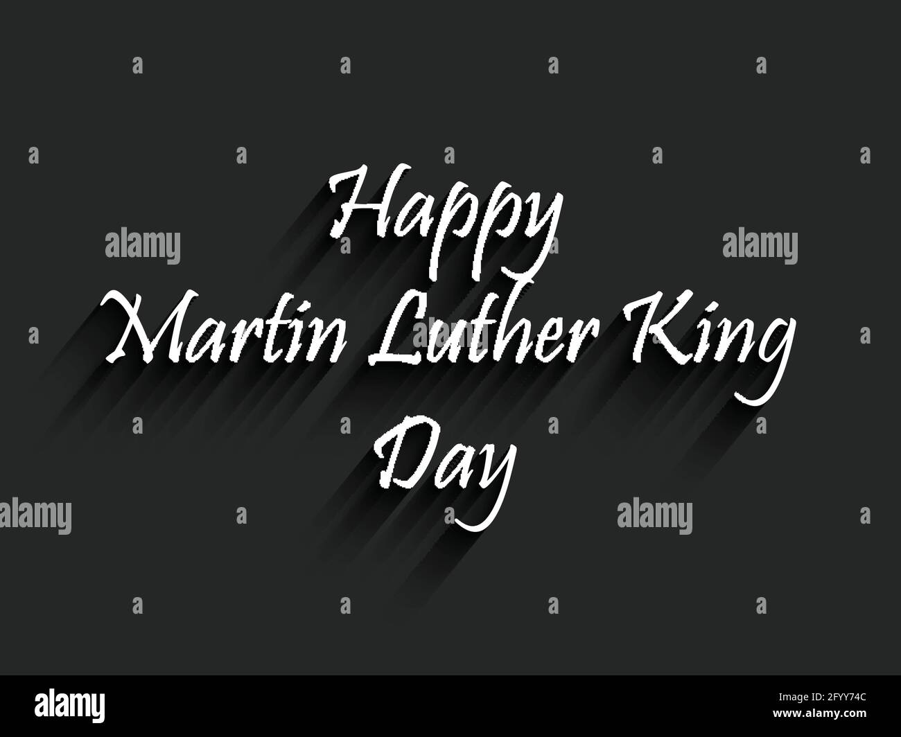 Mlk birthday banner Black and White Stock Photos & Images - Alamy