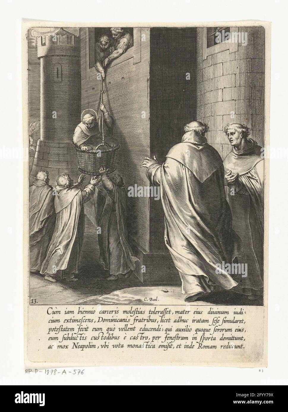 Thomas flight from prison; The life of the Saint Thomas of Aquino ...