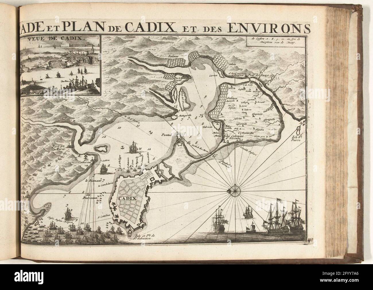 Old map of cadiz hi-res stock photography and images - Alamy