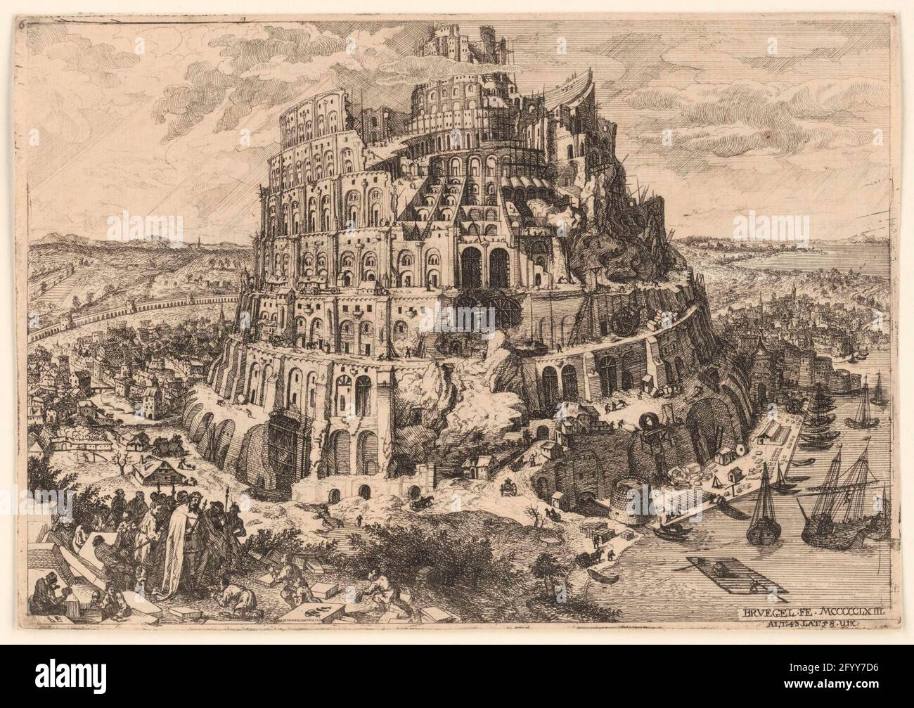 Tower babel biblical structure hi-res stock photography and images - Alamy