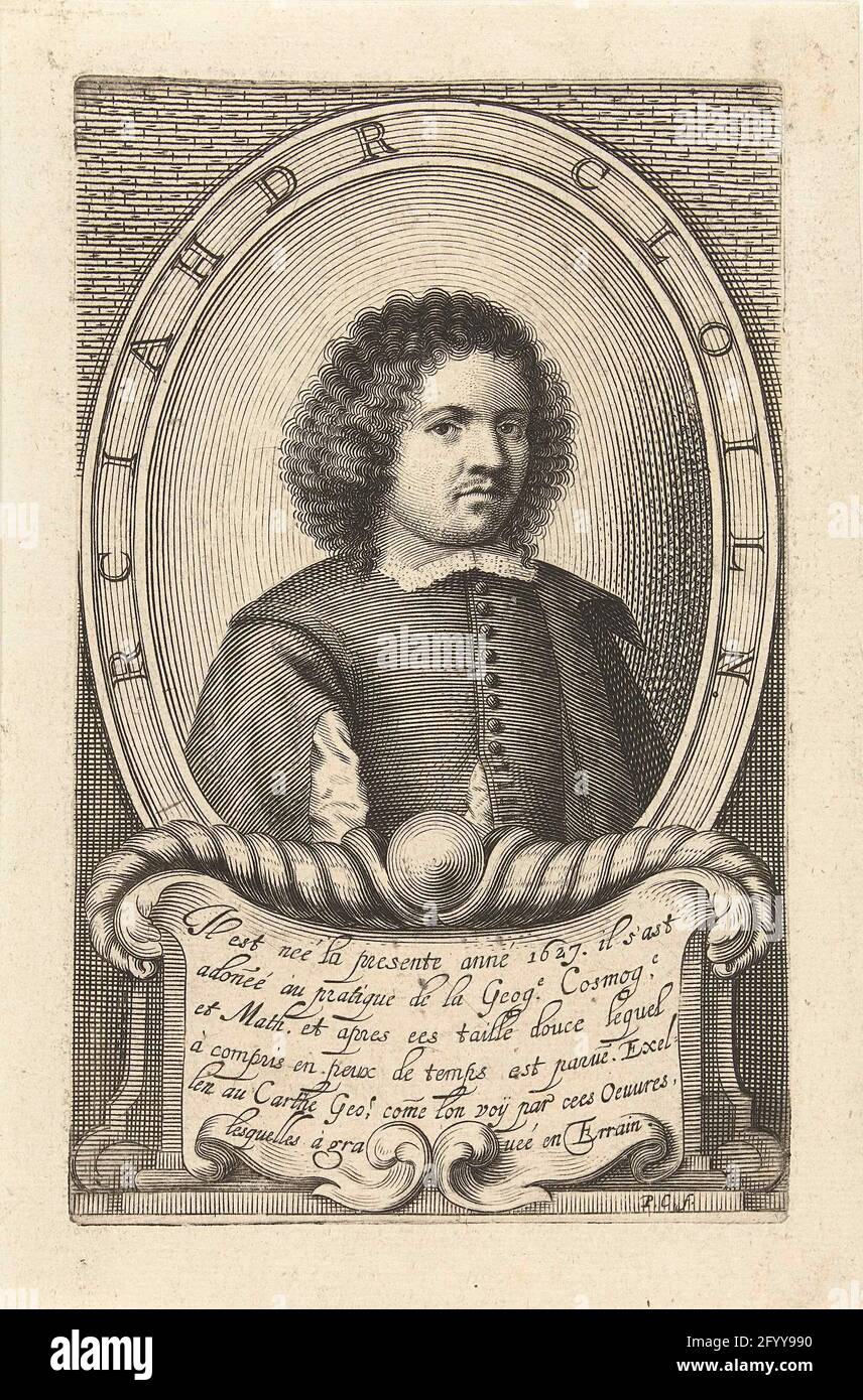 Portrait of Richard Collin. Portrait in oval list of Richard Collin, a ...