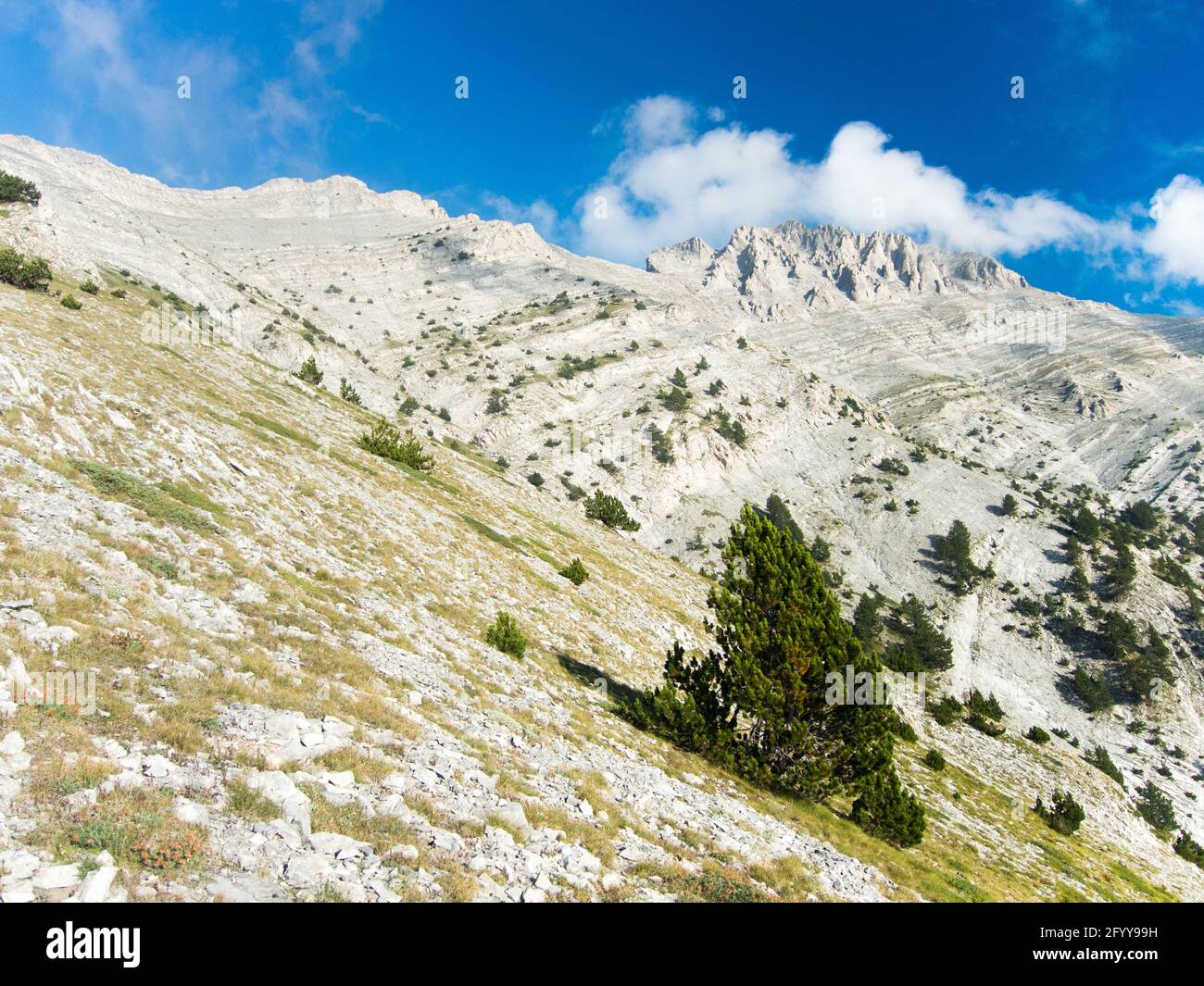 mytikas peak, greece, mount olympus national park, greece Stock Photo ...
