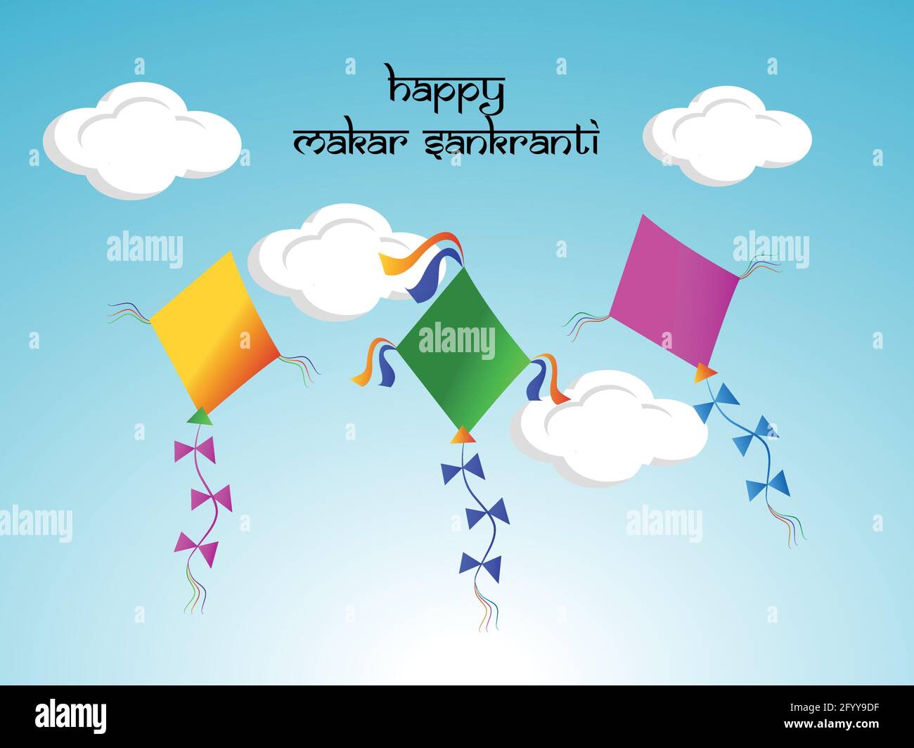 Happy makar sankranti vector vectors hi-res stock photography and ...