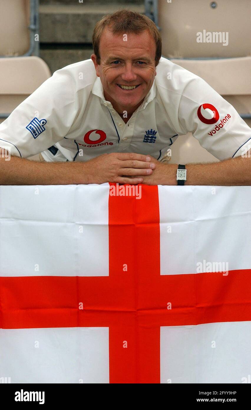 shaun udal celebrates his call up for england at the rose bowl. pic ...