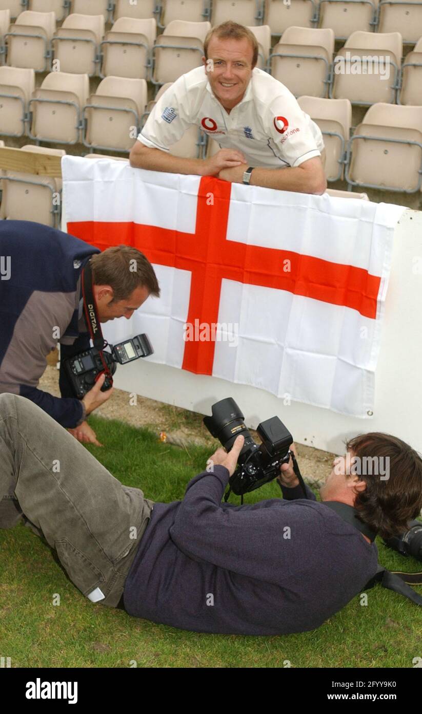 shaun udal celebrates his call up for england at the rose bowl and ...