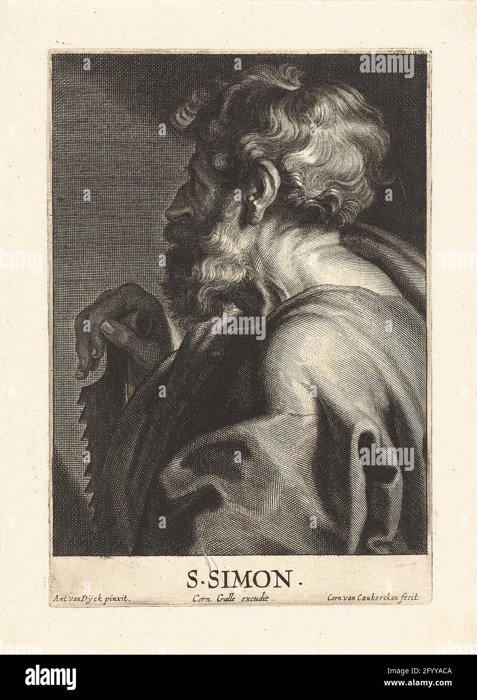 Simon; Christ and the apostles Stock Photo - Alamy