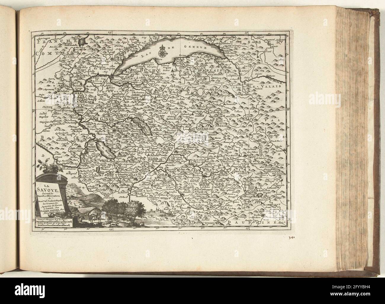 Map of Savoy, 1726; La Savoye, Suivant Les Nouvelles Observations ...