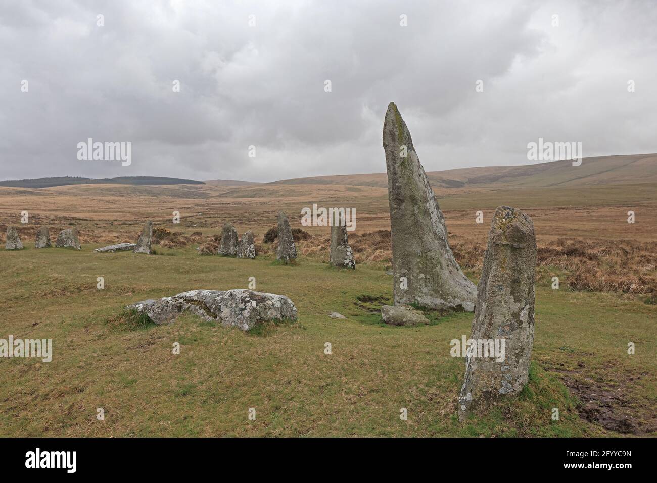 Scorhill stone circle hi-res stock photography and images - Alamy