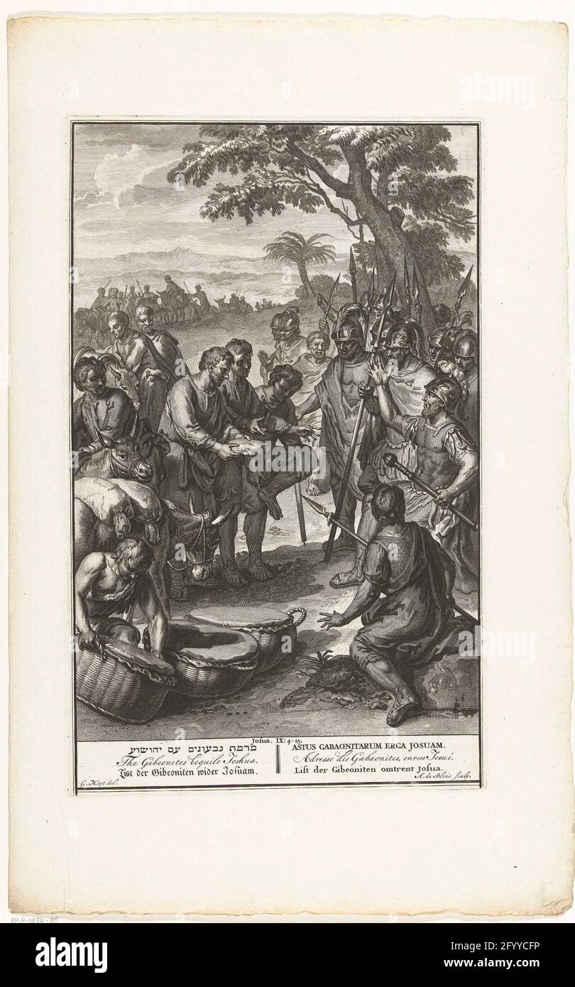 Chiwwites pass Joshua with list to peace treaty; List of Gibeoniten ...