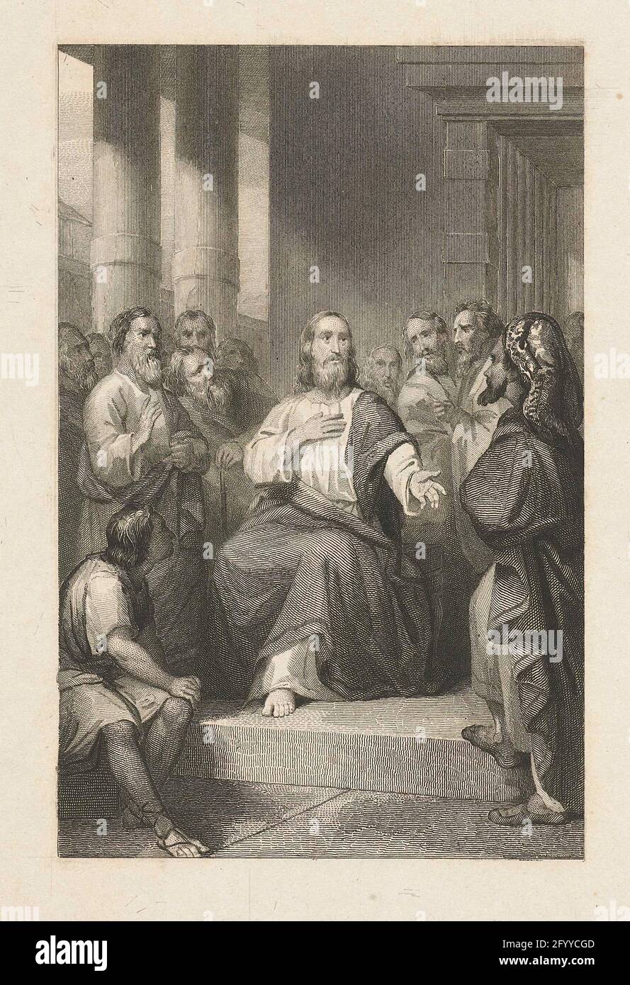 Christ disputes hi-res stock photography and images - Alamy