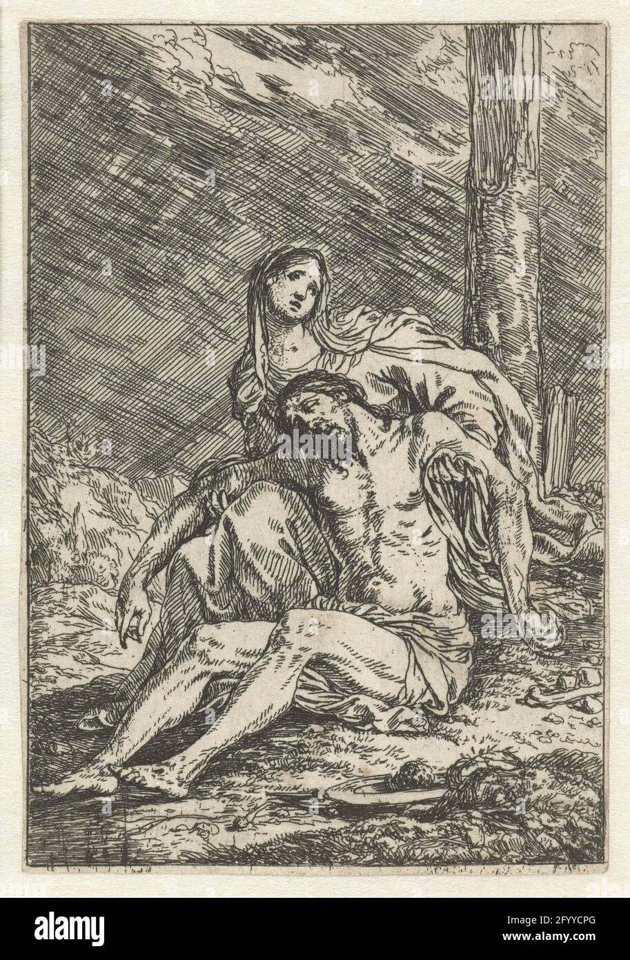 Pieta at the foot on the cross hi-res stock photography and images - Alamy