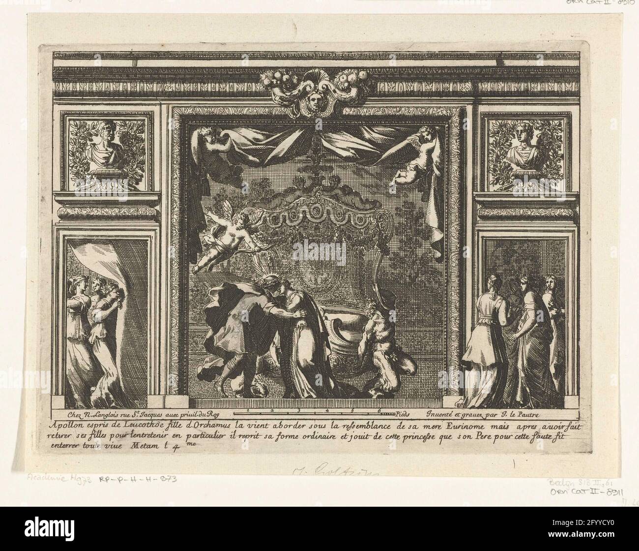 Apollo embraces leucothea hi-res stock photography and images - Alamy