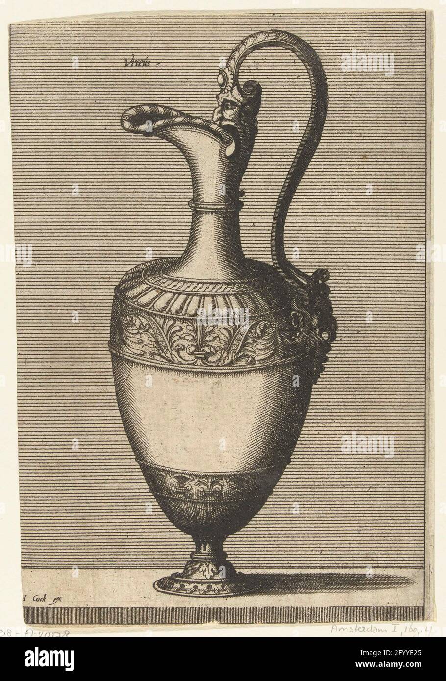 Urceus; Crockery such as jugs, pepper and salt vessels and a drinking ...
