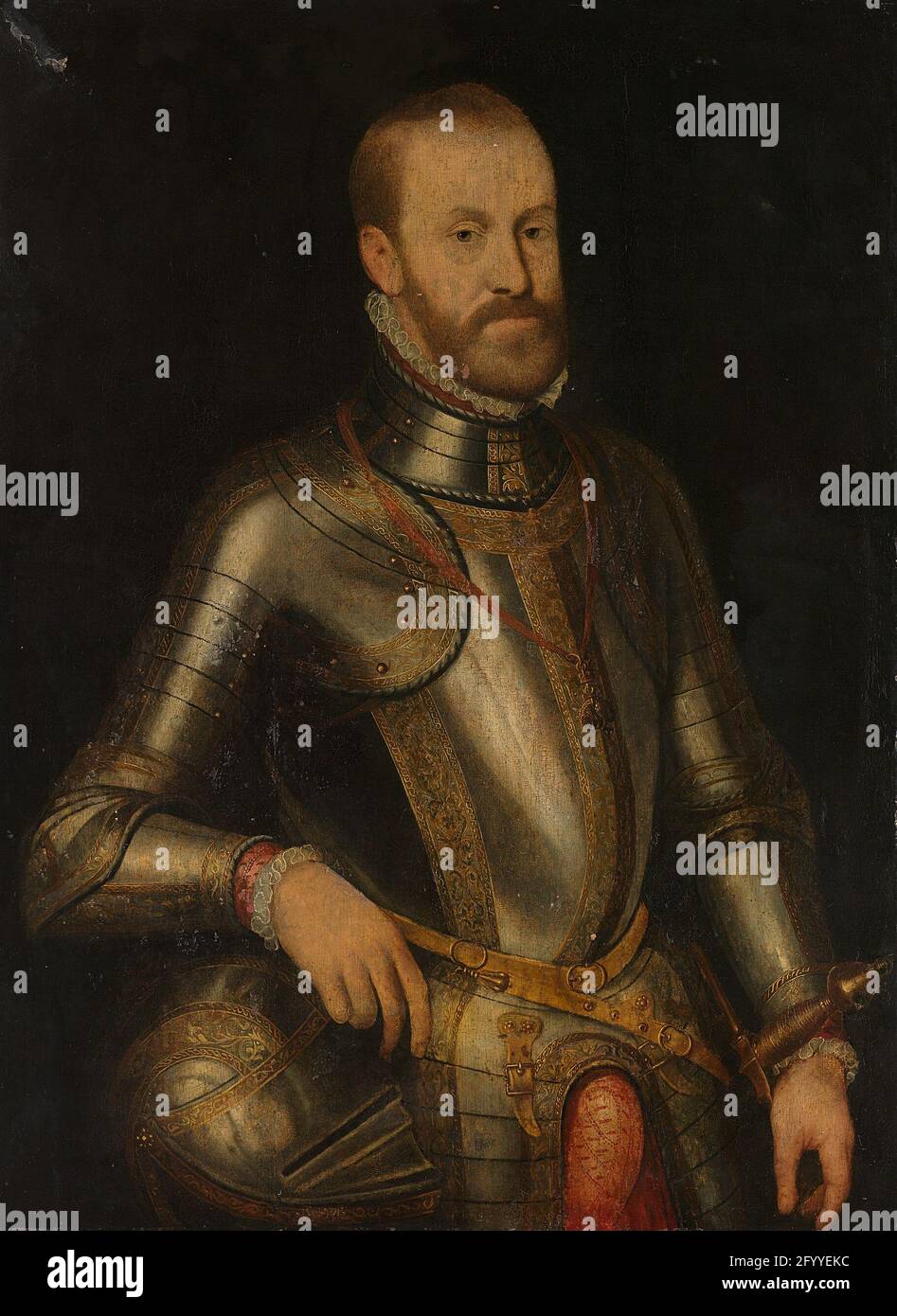 Philip II, King Of Spain. Portrait of Philips II, king of Spain ...