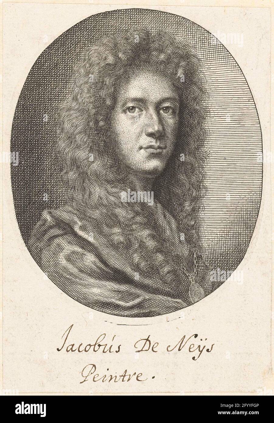 Portrait of the painter Jacob Denys Stock Photo - Alamy