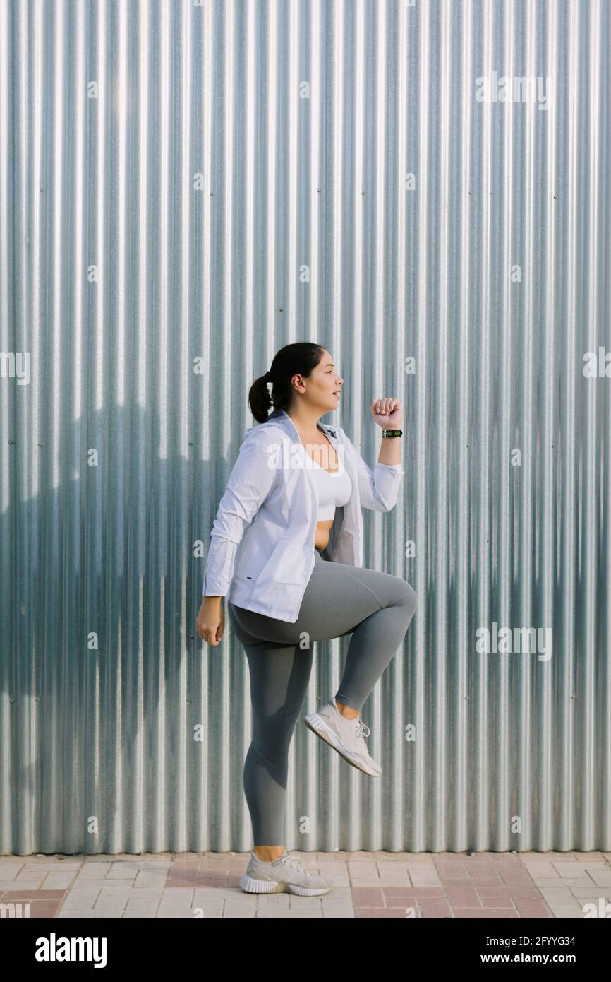 Obese woman side view hi-res stock photography and images - Alamy