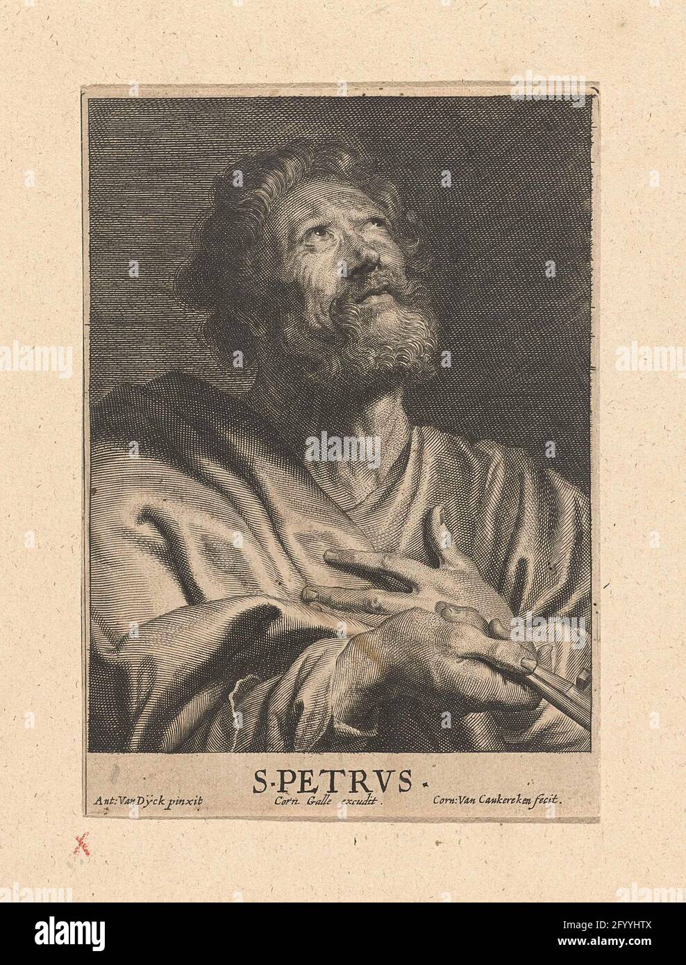 Peter; Christ and the apostles Stock Photo - Alamy