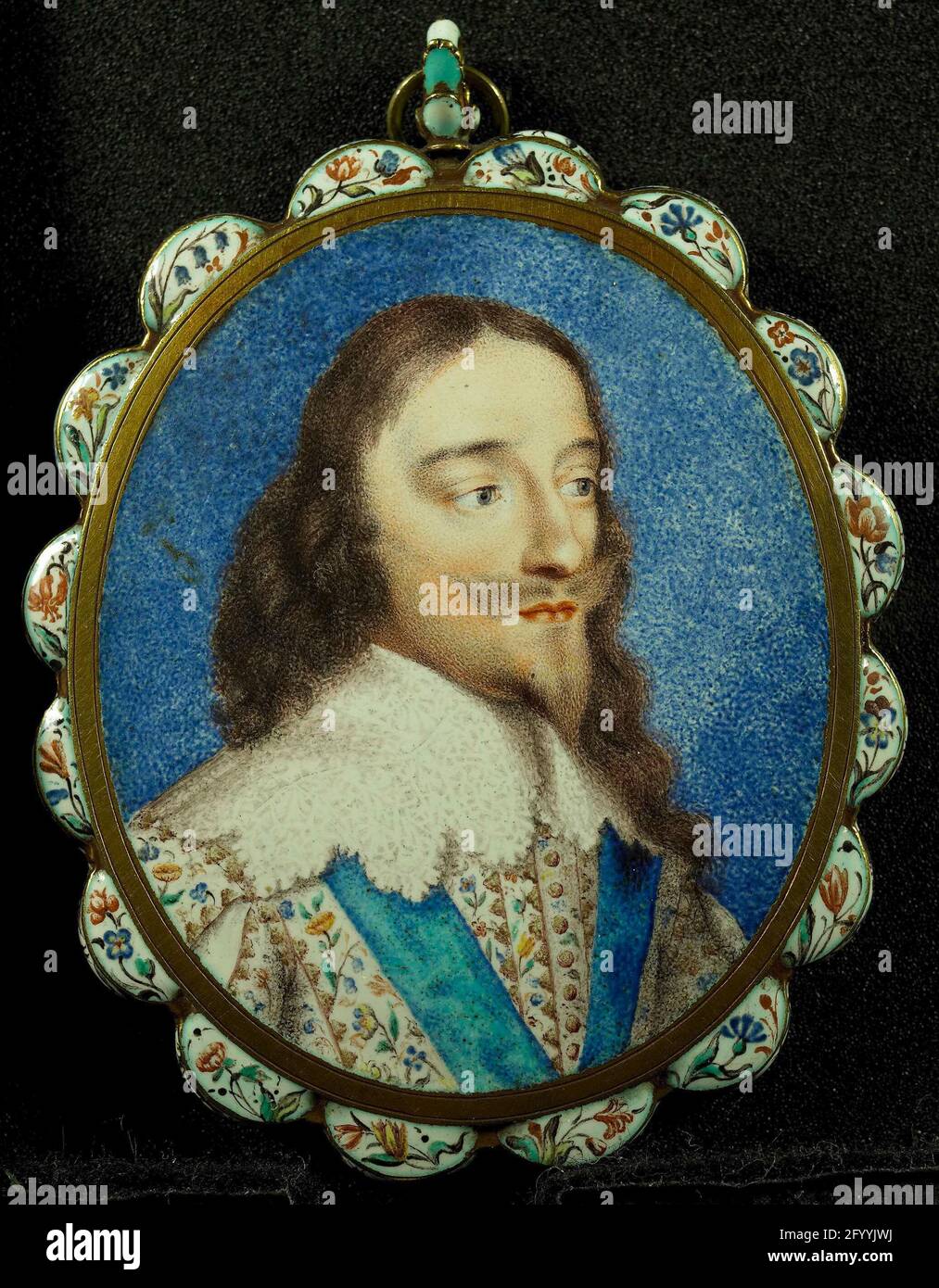 Karel I (1600-49), king of England. Portrait of Charles I (1600-49 ...