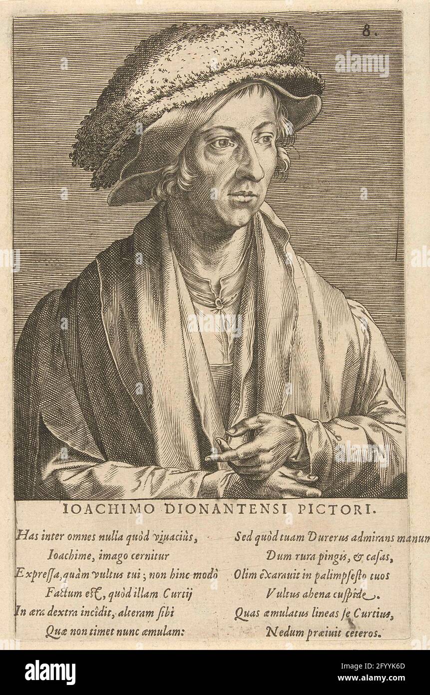 Portrait of the painter Joachim Patinier Stock Photo - Alamy