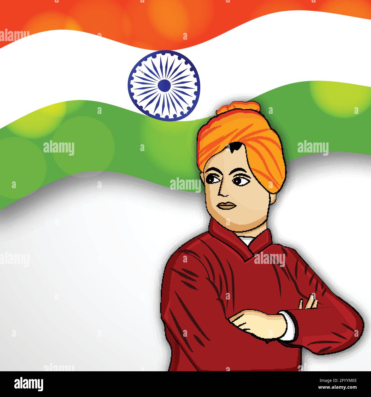 Swami Vivekanand jayanti Stock Vector Image & Art - Alamy