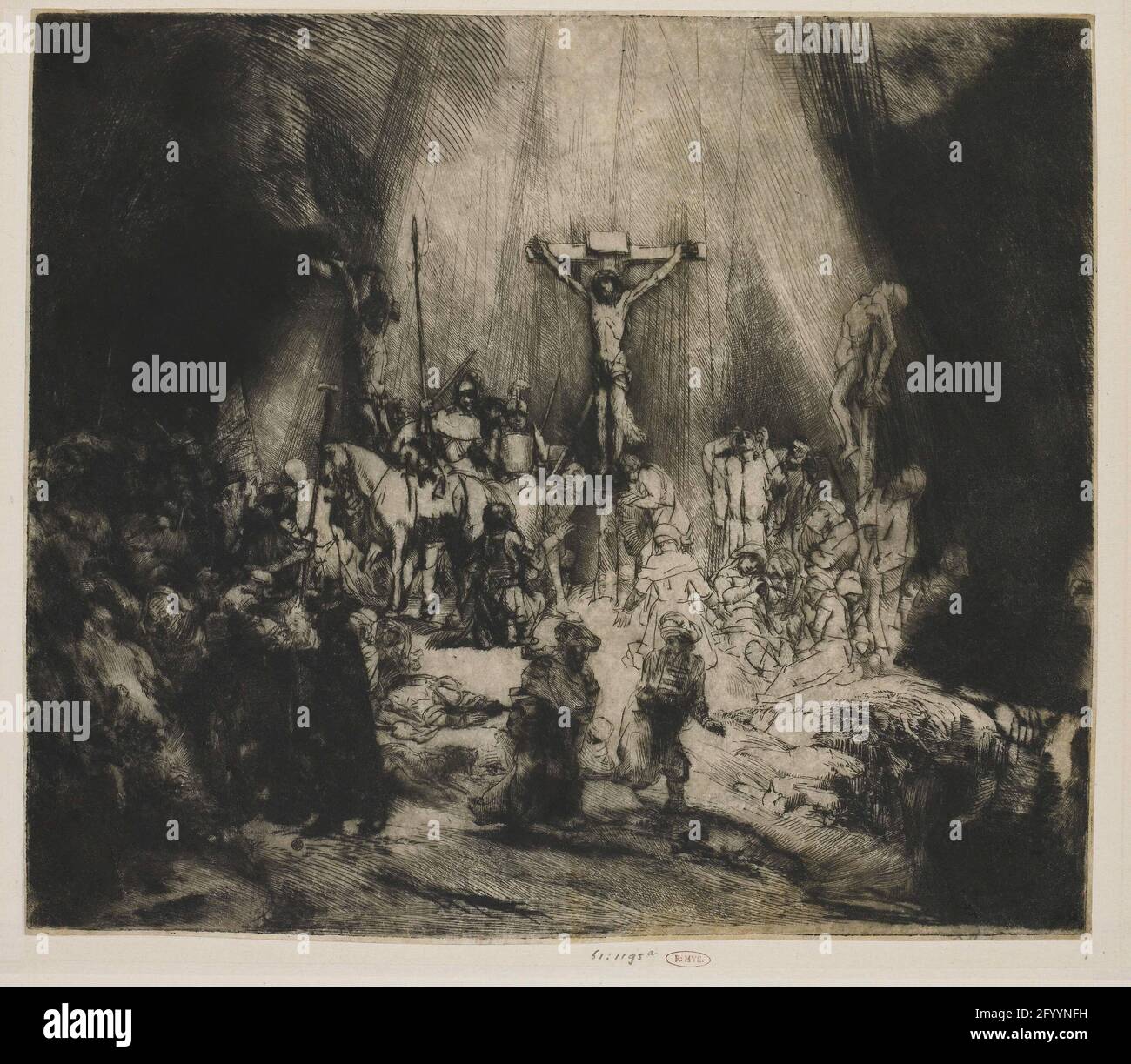 The Three Crosses Stock Photo - Alamy