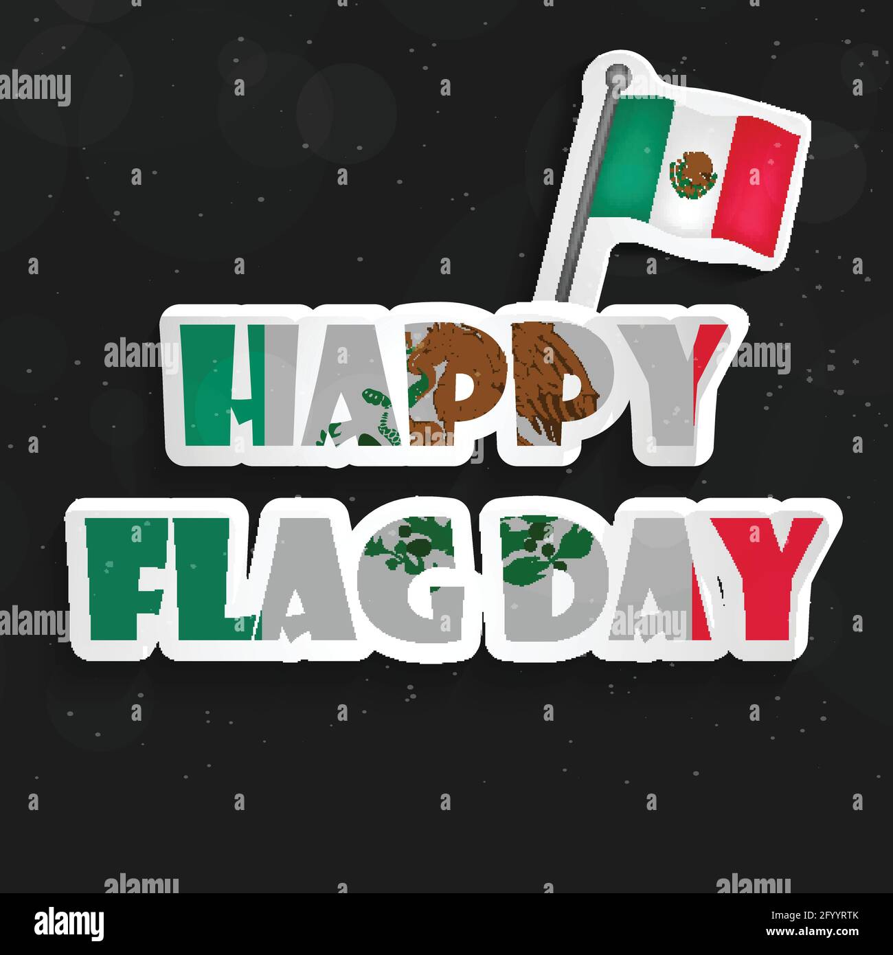 Bandera de mexico vector hi-res stock photography and images - Alamy