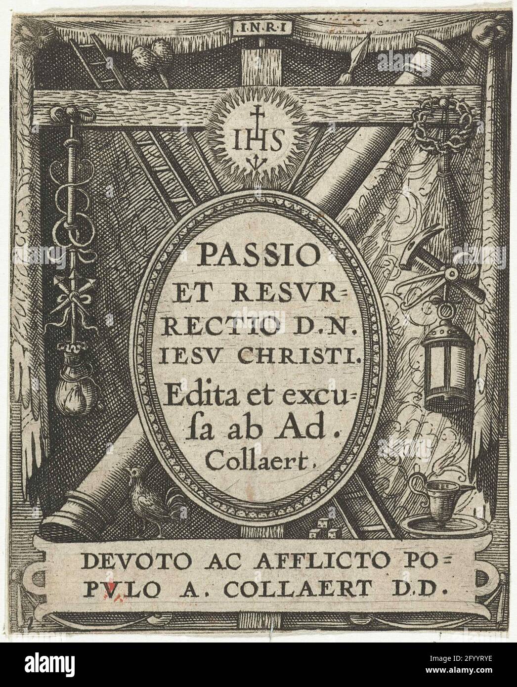 Title print of Passio et Resurrectio D.n. Jesu Christi; Passion and ...