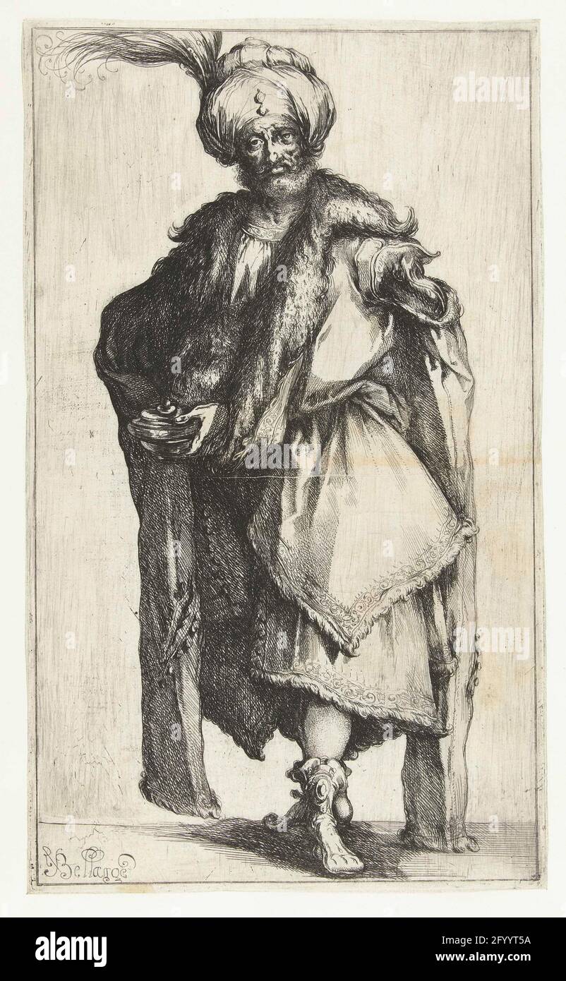 King Caspar; The three kings. The oldest of the three kings, seen from ...